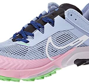 Nike Women's Air Zoom Terra Kiger 8 Running Shoes, Light Marine Pink Green, 7