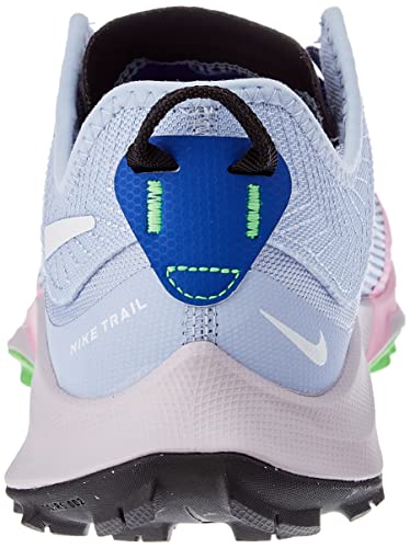 Nike Women's Air Zoom Terra Kiger 8 Running Shoes, Light Marine Pink Green, 7