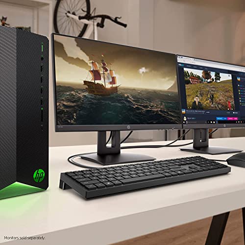 2022 Newest HP Pavilion Gaming Desktop, AMD 6-Core Ryzen 5 5600G Processor(Beat i7-10700K), AMD Radeon RX 5500, 16GB RAM, 256GB NVMe SSD, Win 11 Home + HDMI Cable (AMD RX5500 | 16GB | 256GB)