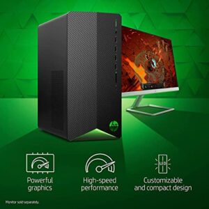 2022 Newest HP Pavilion Gaming Desktop, AMD 6-Core Ryzen 5 5600G Processor(Beat i7-10700K), AMD Radeon RX 5500, 16GB RAM, 256GB NVMe SSD, Win 11 Home + HDMI Cable (AMD RX5500 | 16GB | 256GB)