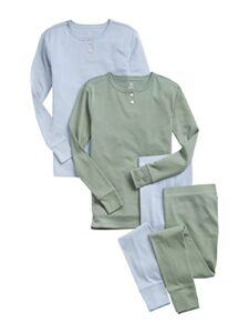 gap girls pajama set, ice blue 740, 8 us