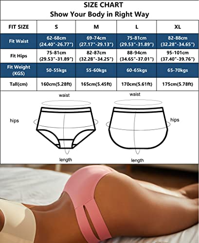 Knowyou Seamless Underwear for Women Sexy Bikini Panties No Show High Cut Hipster Stretch Straps Cheeky Panty for Ladies 6 Pack-A-M