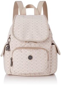 kipling ki4516r63 women's official city pack mini signature beige