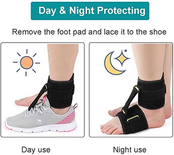 Furlove Kids AFO Drop Foot Brace for Children Improve Walking Gait, Effective Relieve Pain for Achilles Tendon Cerebral Palsy, Motor Nerve Damage (5-15 Years Old)