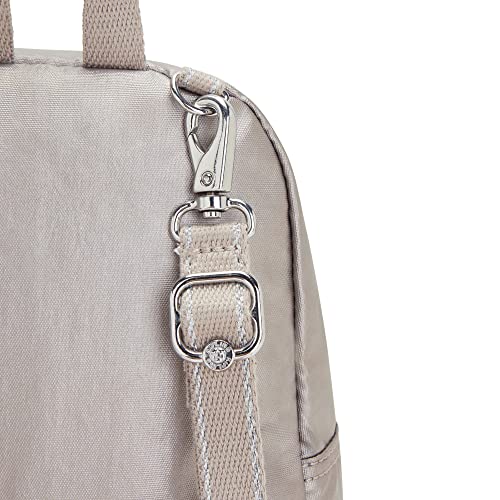 Kipling Curtis Compact Metallic Convertible Backpack Metallic Glow