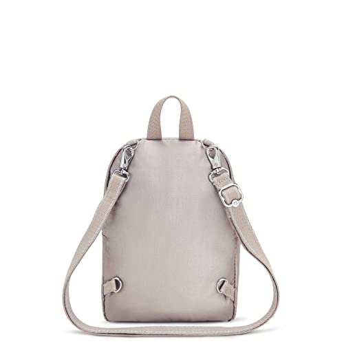 Kipling Curtis Compact Metallic Convertible Backpack Metallic Glow