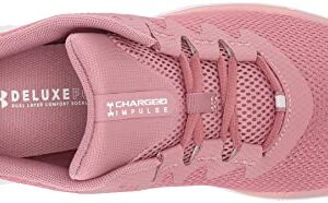 Under Armour Women's Charged Impulse 3 Running Shoe, Pink Elixir/Pink Elixir/White, 8.5