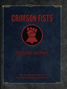 crimson fists crusade journal there is only the emperor! he is our shield and our protector!: battle notebook tracker planner tabletop gamer gift idea