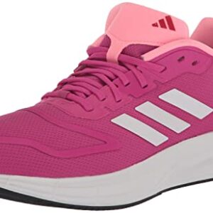 adidas Women's Duramo SL 2.0 Sneaker, Lucid Fuchsia/White/Beam Pink, 9