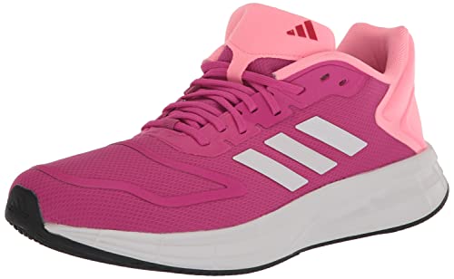 adidas Women's Duramo SL 2.0 Sneaker, Lucid Fuchsia/White/Beam Pink, 9