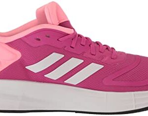 adidas Women's Duramo SL 2.0 Sneaker, Lucid Fuchsia/White/Beam Pink, 9