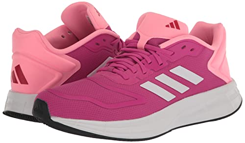 adidas Women's Duramo SL 2.0 Sneaker, Lucid Fuchsia/White/Beam Pink, 9