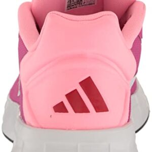 adidas Women's Duramo SL 2.0 Sneaker, Lucid Fuchsia/White/Beam Pink, 9