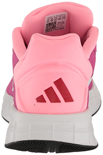 adidas Women's Duramo SL 2.0 Sneaker, Lucid Fuchsia/White/Beam Pink, 9