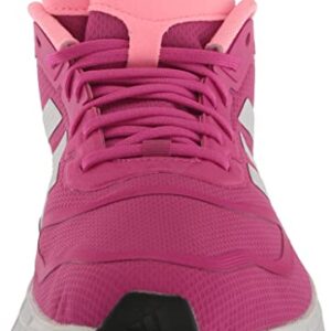 adidas Women's Duramo SL 2.0 Sneaker, Lucid Fuchsia/White/Beam Pink, 9