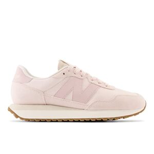 New Balance Women's 237 V1 Classic Sneaker, Washed Pink/Stone Pink/White, 8