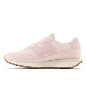 New Balance Women's 237 V1 Classic Sneaker, Washed Pink/Stone Pink/White, 8