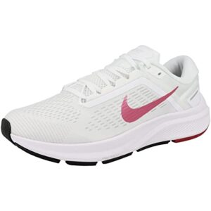 Nike Womens Air Zoom Structure 24 Running Trainers DA8570 Sneakers Shoes (UK 5.5 US 8 EU 39, White Pink Prime 103)