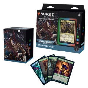 magic: the gathering universes beyond: warhammer 40,000 commander deck – tyranid swarm