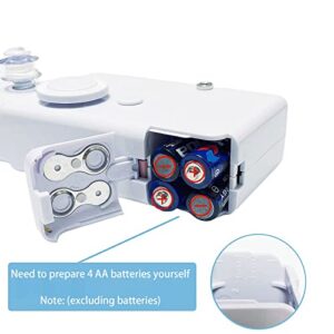 Handheld Sewing Machine Mini Professional Handheld Sewing Machine Sewing Tool Portable Easy to Operate for Beginners (Batteries not Included)