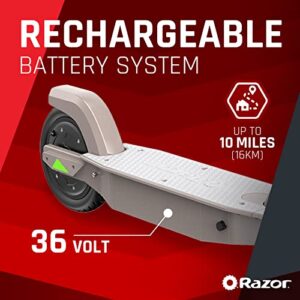 Razor C35 Electric Scooter – Up to 18 MPH, Up to 18 Miles Range, Foldable & Portable, Adult Electric Scooter for Commute & Recreation