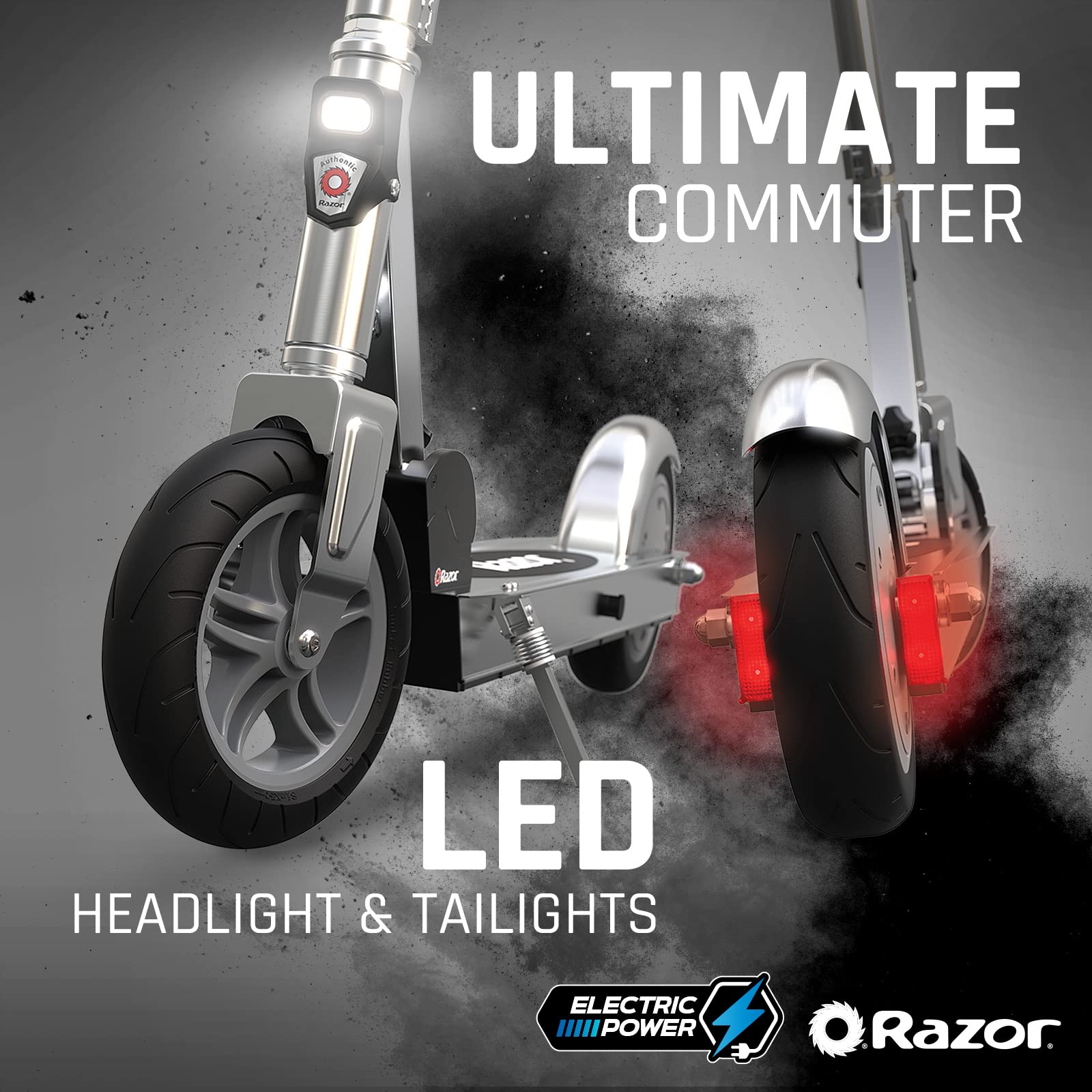 Razor Icon Electric Scooter –Up to 18 MPH, Up to 18 Miles Range, Foldable and Portable, Adult Electric Scooter for Commuting and Recreation