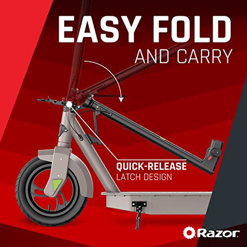 Razor C35 Electric Scooter – Up to 18 MPH, Up to 18 Miles Range, Foldable & Portable, Adult Electric Scooter for Commute & Recreation