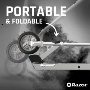 Razor Icon Electric Scooter –Up to 18 MPH, Up to 18 Miles Range, Foldable and Portable, Adult Electric Scooter for Commuting and Recreation