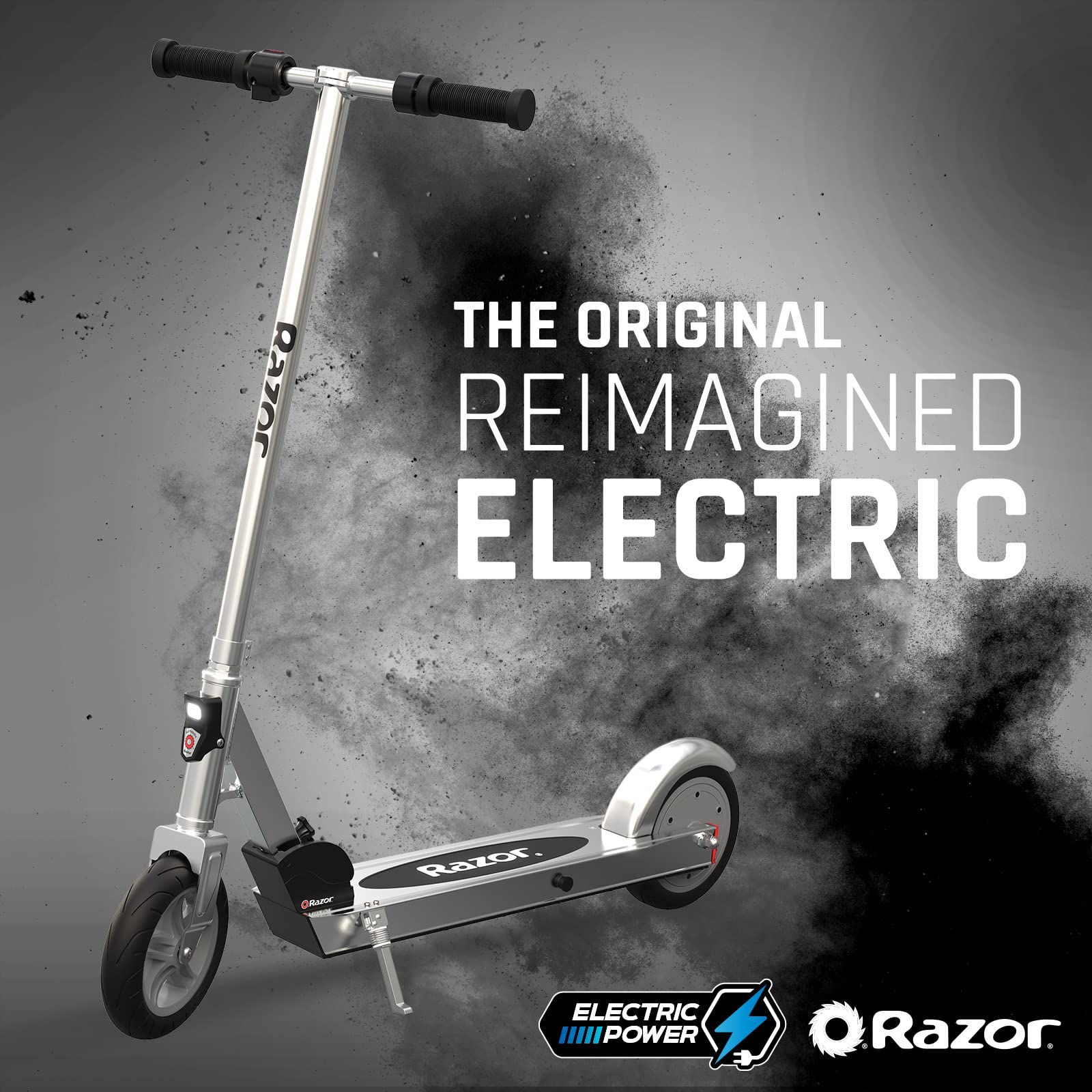 Razor Icon Electric Scooter –Up to 18 MPH, Up to 18 Miles Range, Foldable and Portable, Adult Electric Scooter for Commuting and Recreation