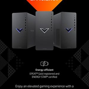 HP Victus 15L Gaming Desktop Computer Bundle PC, AMD Ryzen 3 Processor, 8 GB SDRAM, 256 GB SSD, Windows 11 Home OS, Surround Sound, Wi-Fi 6 and Bluetooth (TG02-0110, 2022)