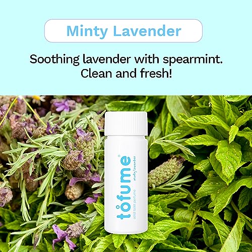 tofume Effervescent Bathroom Air Fresheners - Fresh Minty Lavender Fragrance - Toilet Deodorizer Tablets, Air Fresheners For Bathroom, Drop in Flushable Air Freshener Toilet Fresheners, 1 Pack