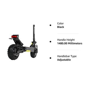 Fieabor Electric Kick Scooter for Adults - Rear Drive 2500W Motor, Up to 30 MPH & 30 Miles, 48V/16AH, 11" Heavy Duty Vacuum Off-Road Tire, Adult Electric Scooter Without Seat