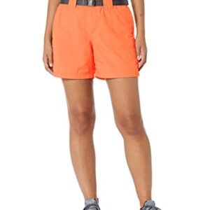 Columbia Women's Sandy River Cargo Short, Sunset Orange, X-Large