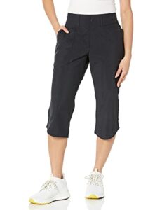 columbia women's summerdry knee pant, black, medium