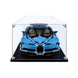 SONGLECTION Acrylic Display Case Compatible for Lego Bugatti Chiron #42083, Dustproof Display Case (Case Only) (Lego Sets are NOT Included)