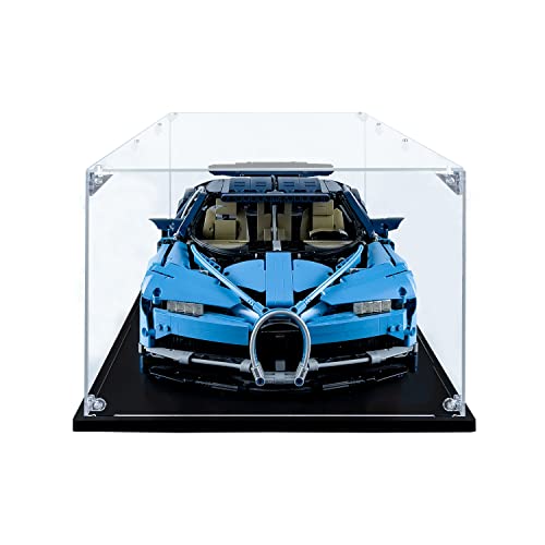 SONGLECTION Acrylic Display Case Compatible for Lego Bugatti Chiron #42083, Dustproof Display Case (Case Only) (Lego Sets are NOT Included)