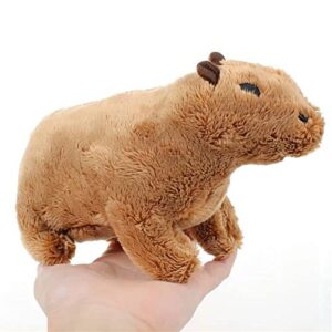 Mixdameny 7.8 in Capybara Stuffed Animal,Cute Cartoon Animal Doll Super Soft Plush Figure Toy Gifts for Children