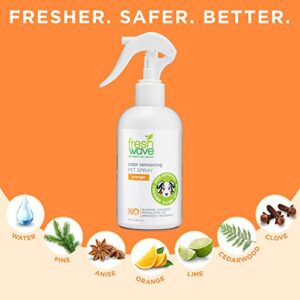 Fresh Wave Odor Removing 3-Pack 7 oz. Gel & 8 oz Orange Pet Spray