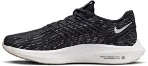 nike womens pegasus turbo next nature, black/sail-off noir sesame, 7.5 m us