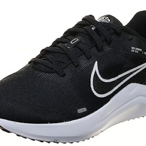 Nike Women's Road Running Shoes Sneaker, Black White Smoke Grey Pure Platinum, 10.5 US