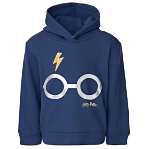 harry potter little boys fleece pullover hoodie blue 7-8