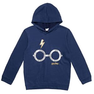 Harry Potter Little Boys Fleece Pullover Hoodie Blue 7-8