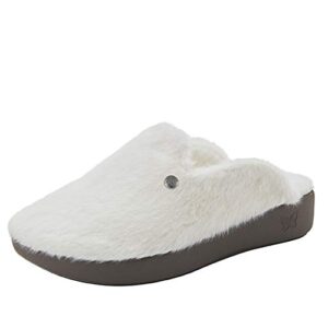 alegria leisurelee 2 womens slipper white 7 m us