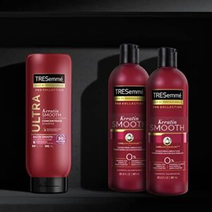 TRESemmé Ultra Keratin Smooth Concentrate Shampoo And Conditioner For Dry Hair Salon Smooth In 30 Secs, Fast-Lather And Fast-Detangle Technology, 2X More Washes Combo Pack, Red 20 Ounce (Pack of 2)