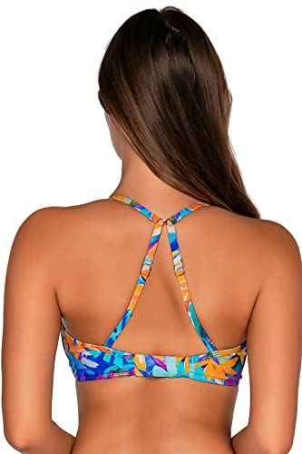 Sunsets Crossroads Underwire Women's Swimsuit Bikini Top with Unpadded Cups, Alegria, 34D