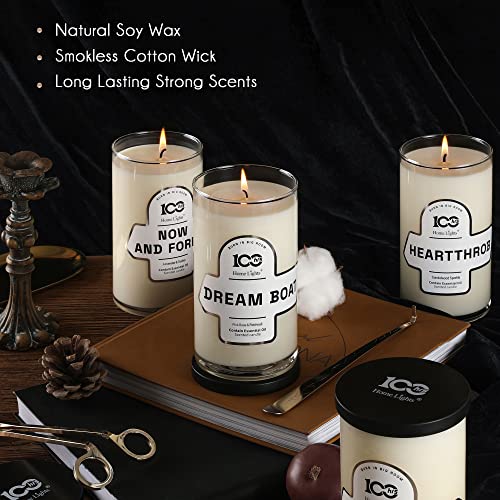 100HRS Highly Scented Candle 3.14x6, 18.5oz - Longest Burning Time Wax, Smokeless Cotton Wick, Pleasant Relaxing Romantic Scents, Popular Gift for Home, Women, Men - Dream Boat