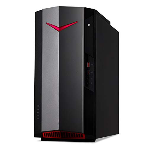 Acer Nitro 50 N50-640-UR11 Gaming Desktop | 12th Gen Intel Core i5-12400F 6-Core Processor | NVIDIA GeForce GTX 1650 | 8GB 3200MHz DDR4 | 512GB NVMe M.2 SSD | Intel Wi-Fi 6E AX211 | Windows 11 Home