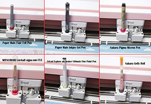 40 Packs Pen Adapter Set Compatible with Cricut (Explore Air, Explore Air 2, and Maker), Pen Adapter Compatible with (Sharpie/Bic/Crayola/Sakura/Pilot/Pentel/Paper Mate/Mitsubishi uni-Ball)