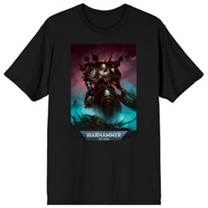 warhammer 40000 chaos warriors men's black graphic tee-xxl