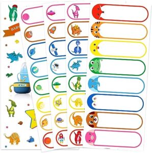 64pcs baby bottle labels for daycare,waterproof school name labels for kids,daycare kids name stickers for school supplies